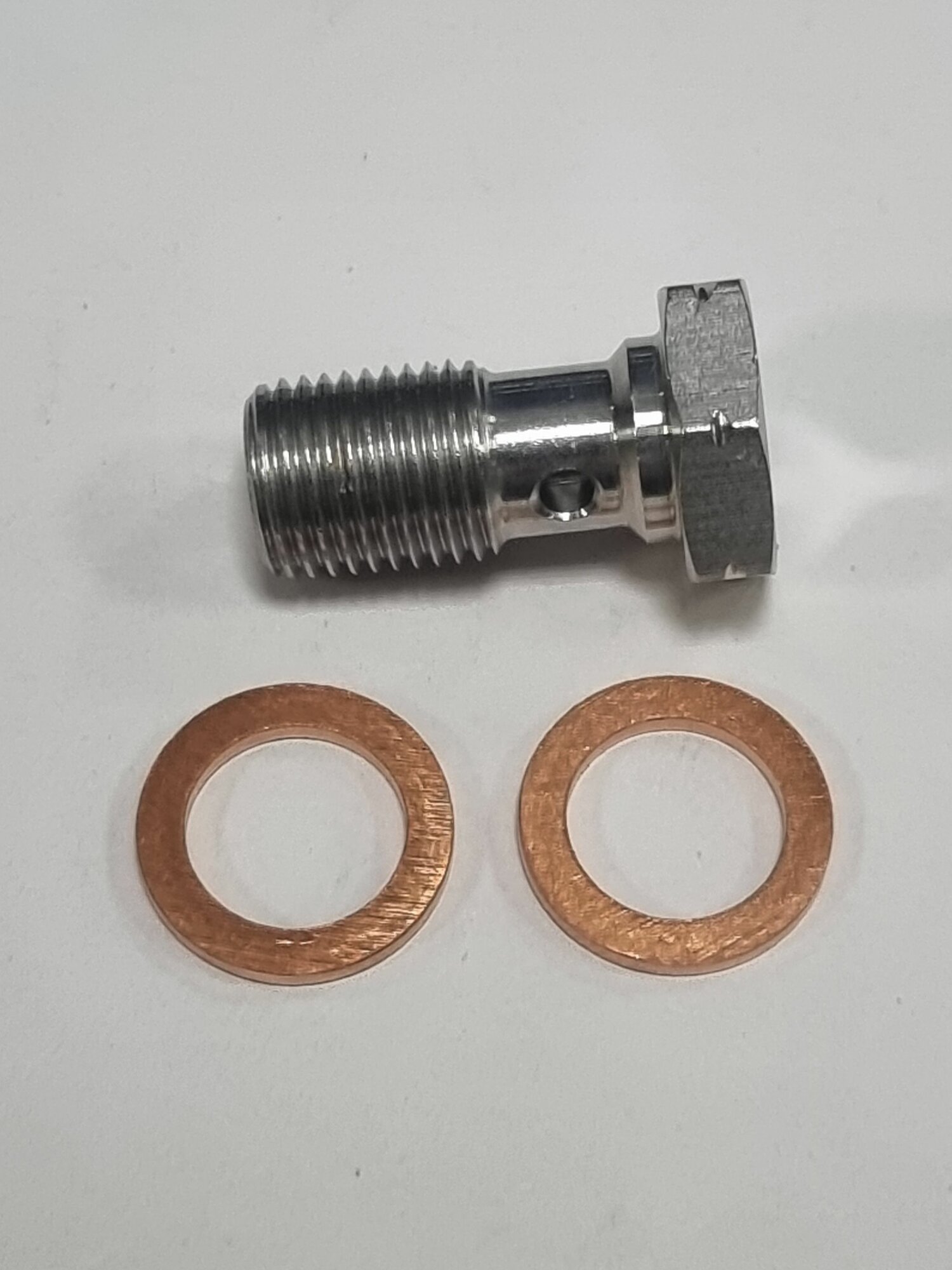 Банджо-болт m10*1 нержавеющая сталь