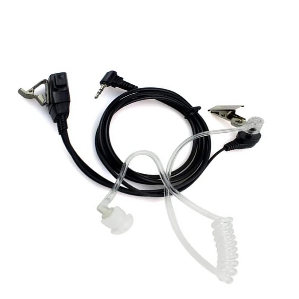 Гарнитура Walkie Talkie для портативного радиоуправления Uniden, двухстороннее радио, черная, новая скрытая воздушная акустическая гарнитура, наушники с радиолюбителями