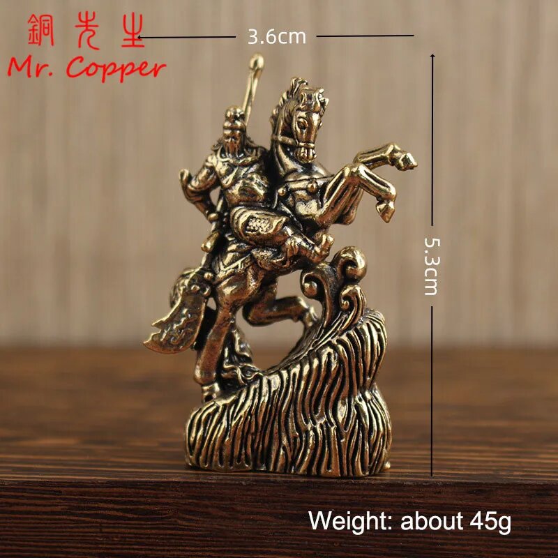Медная статуэтка Гуань Гун