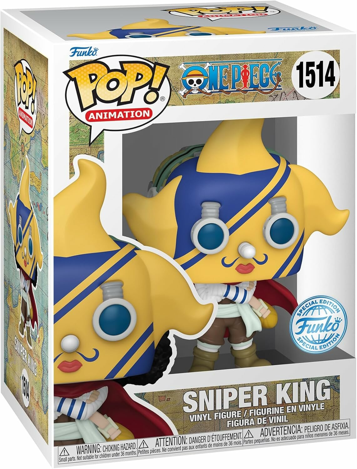 Фигурки Funko Pop ANIMATION - Коллекционная фигурка One Piece Sniper King - Фанко 1514