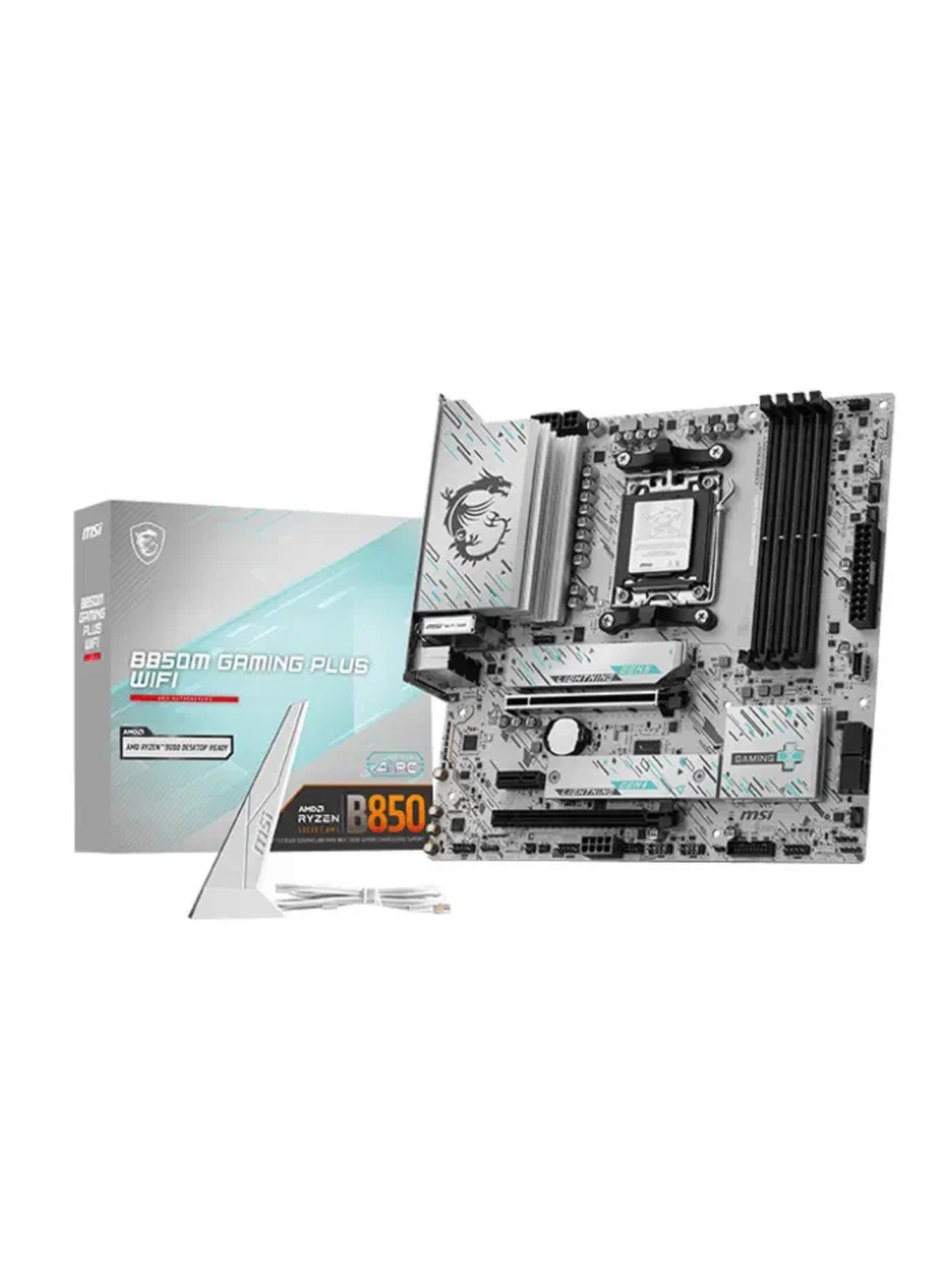 Материнская плата MSI B850M GAMING PLUS WIFI Micro-ATX AM5 AMD B850 4xDDR5 (256ГБ)
