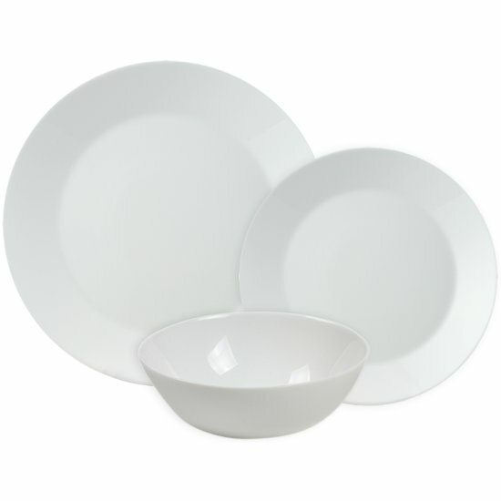 Столовый набор Jewel Аврора 18 предметов, на 6 персон, стеклокерамика (ПС00142-58)