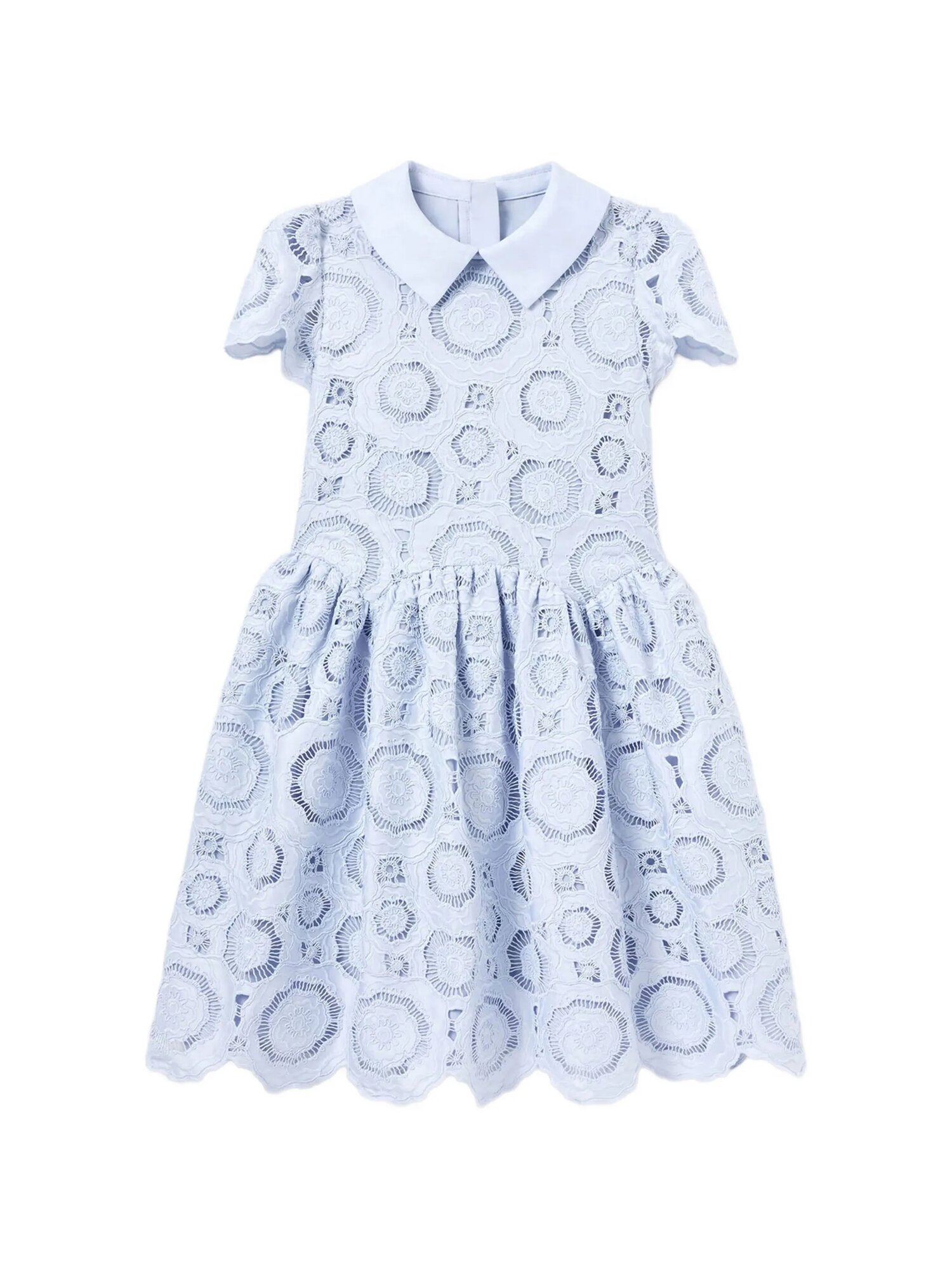 Платье Floral-lace collared dress