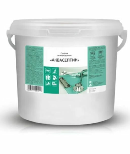 1 шт. Аквасептик салфетки дезинфицирующие №300 (ведро)