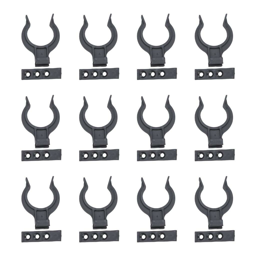 Крепежные клипсы для цоколя шкафа 28-32 мм, 12 шт.