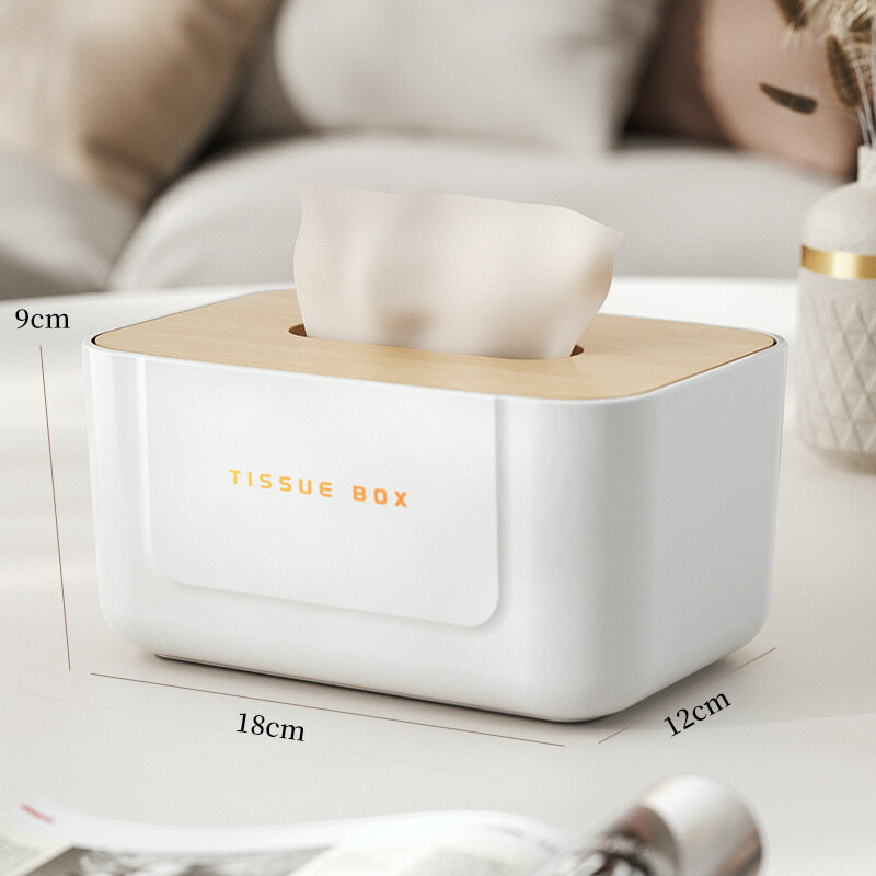 Японский стиль высококачественная коробка для салфеток, креативный диспенсер для салфеток для дома, гостиной и использования в автомобиле с бамбуковой деревянной крышкой