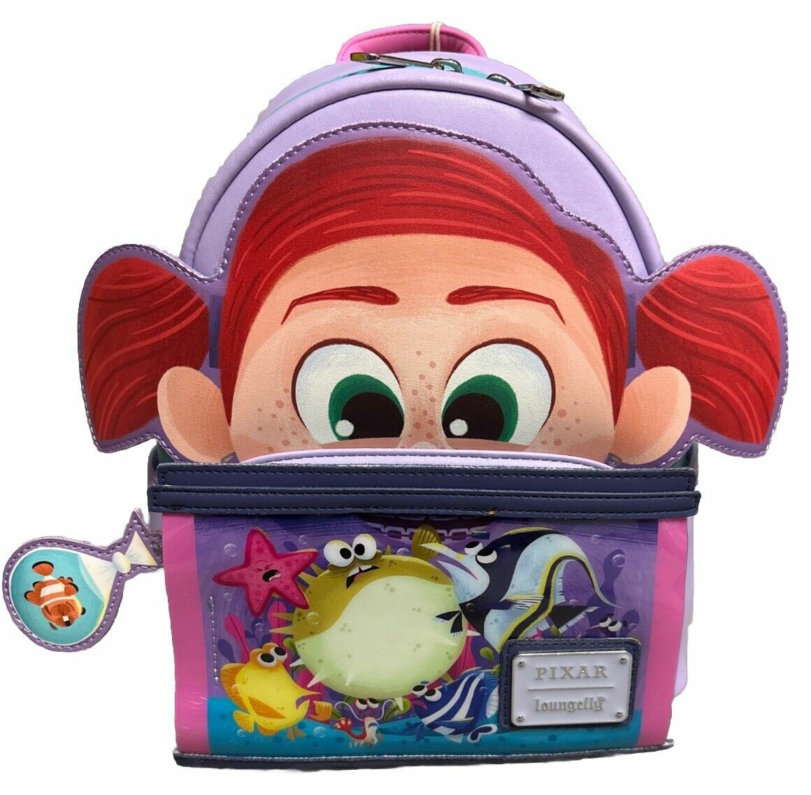 Сумка рюкзак Дарла и Немо из мультика В поисках Немо Disney Pixar Moments Finding Nemo Darla Loungefly