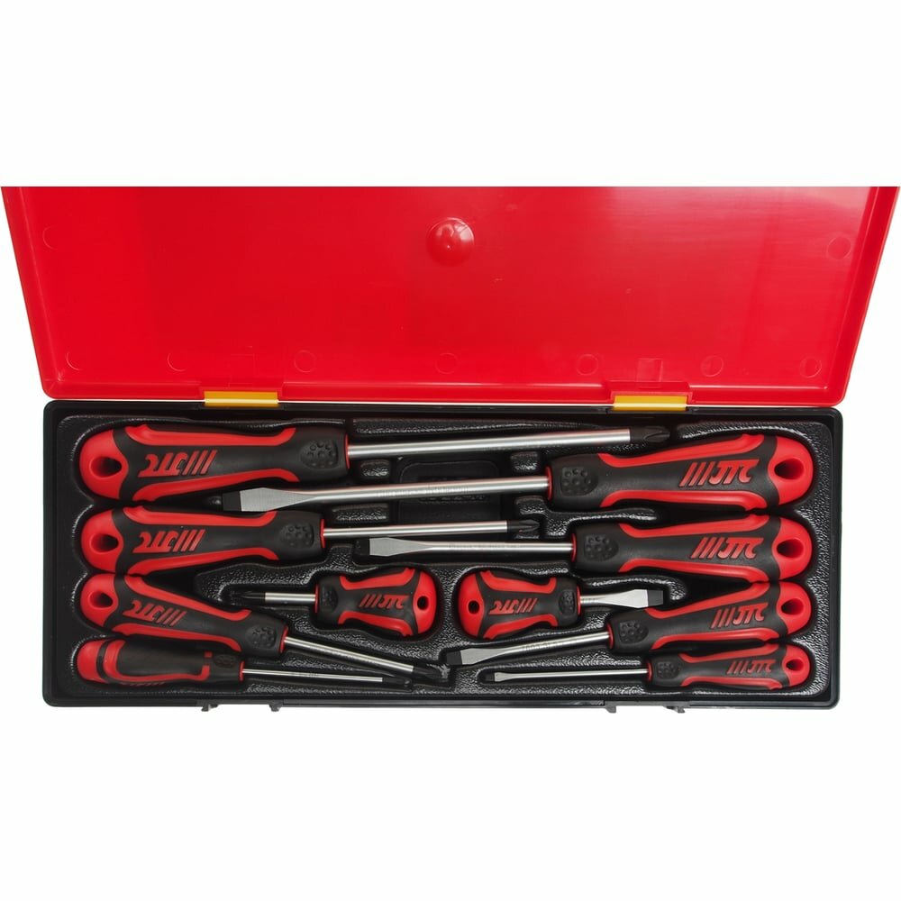 Набор усиленных отверток в кейсе 10 шт JTC K7102