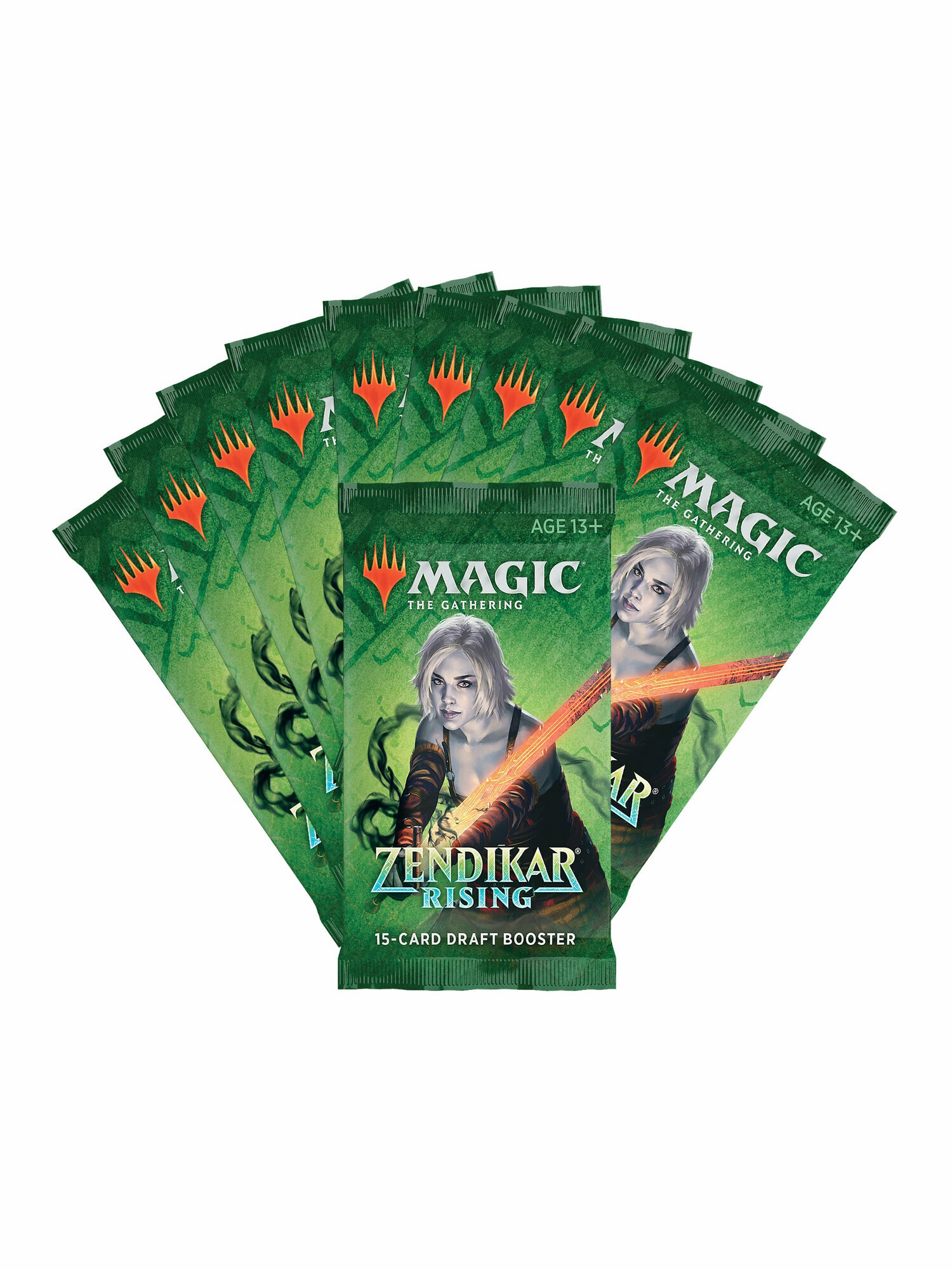 Magic The Gathering: 10 драфт-бустеров MTG издания Zendikar Rising на английском