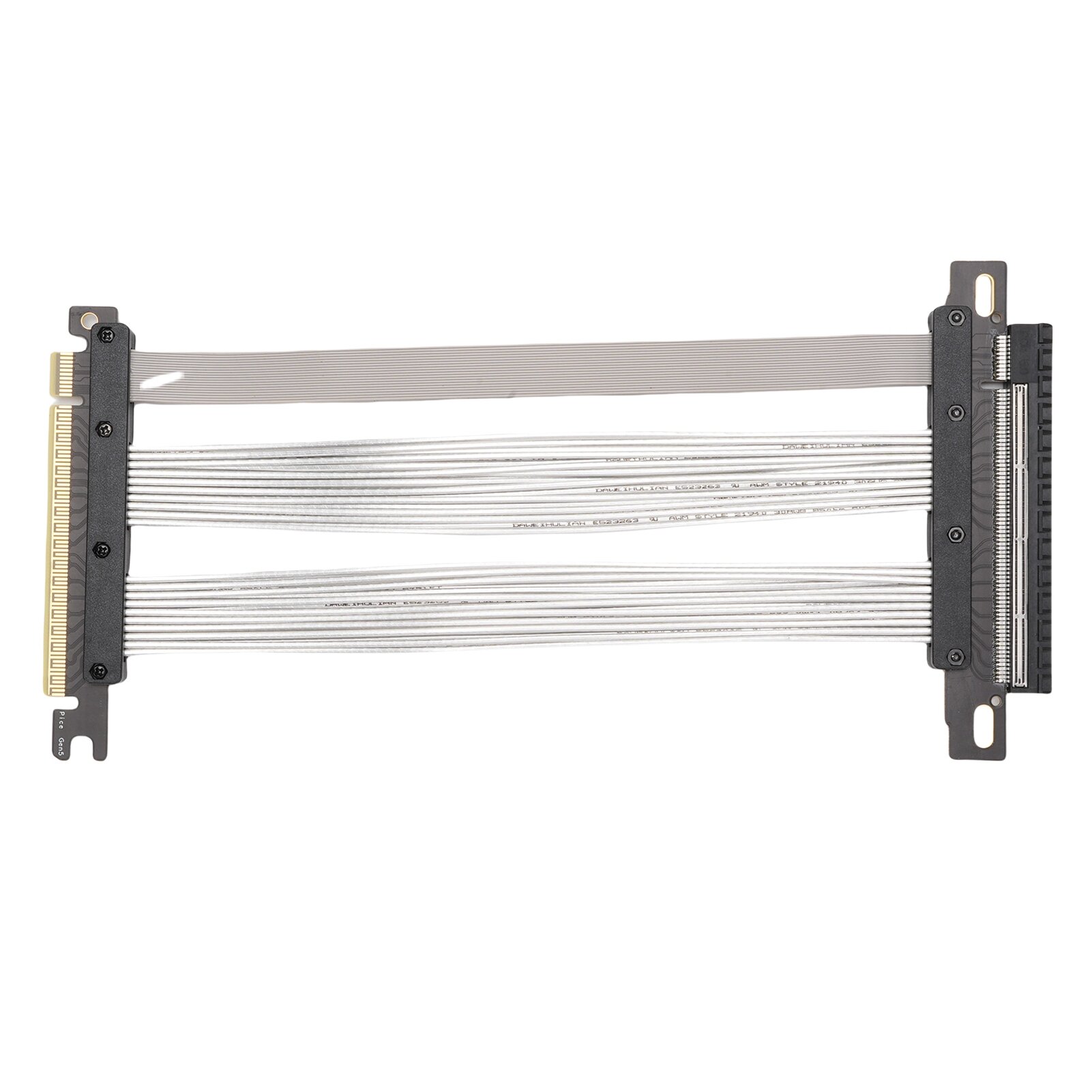 Кабель PCIE 5,0 16X Riser, подходящий для WRX80 90E RTX4090 5090 RX8900 RX7900XTX GPU 128 ГБ/с Gen 5, удлинительный кабель для видеокарты