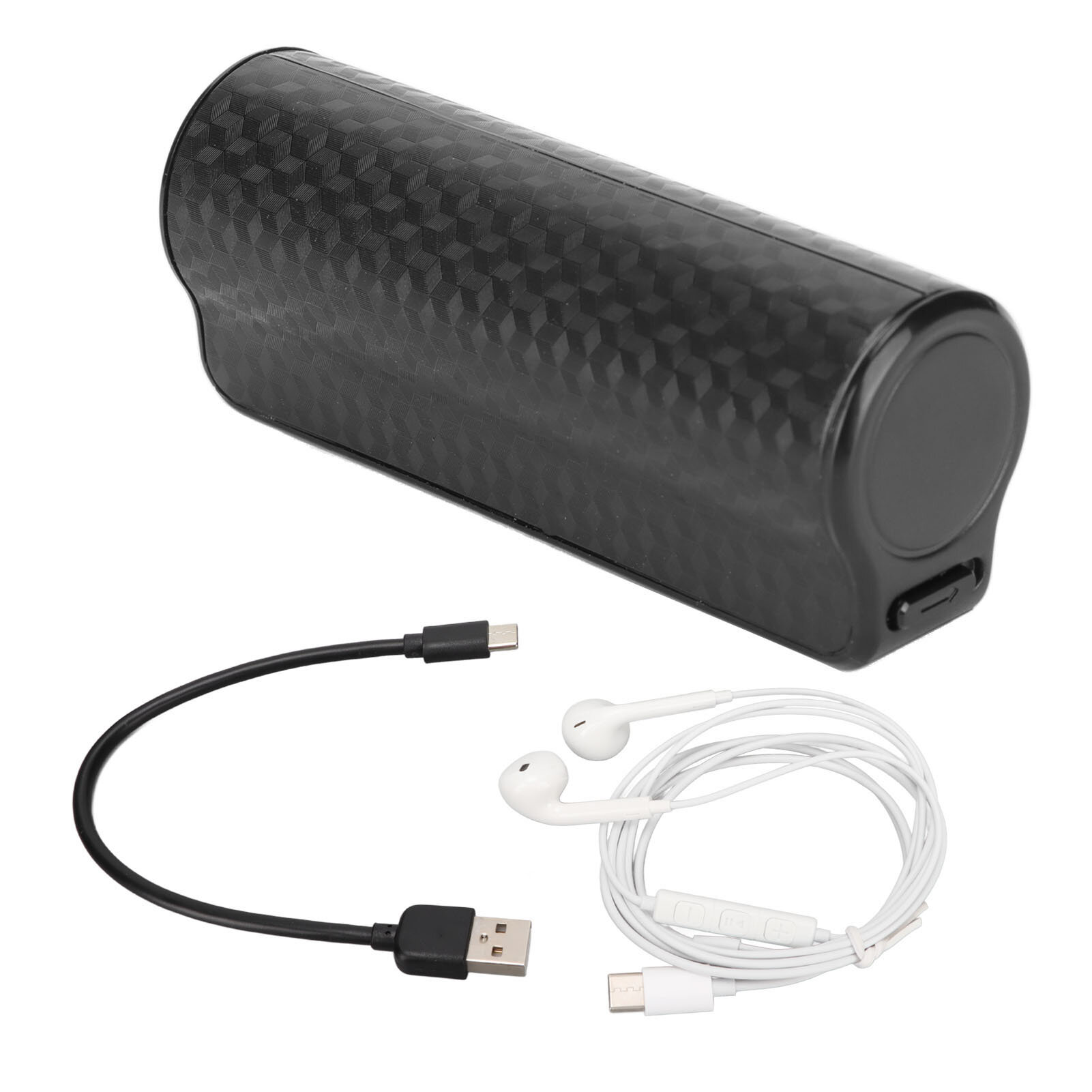 Mini Voice Recorder Сильный магнитный mp3 интеллектуальный HD -шумоподавляющий звук цифровой голос активированный рекордер интерфейс C Black 16 ГБ