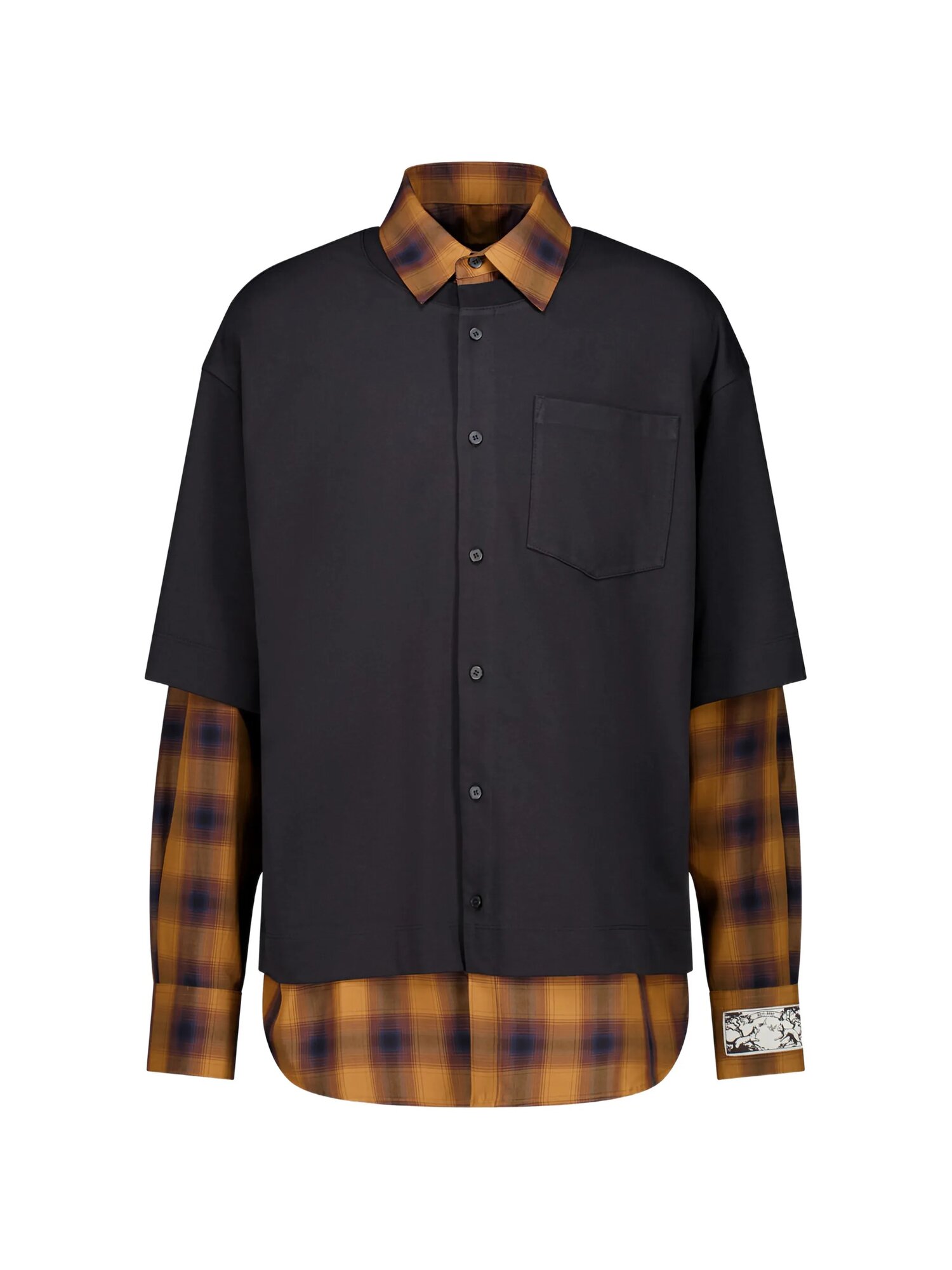 Рубашка Flannel check-pattern shirt