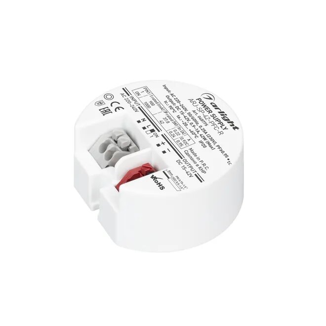 Блок питания токовый (AC-DC) 900mA 42W 048775 ARJ-SP-42-PFC-R пластик