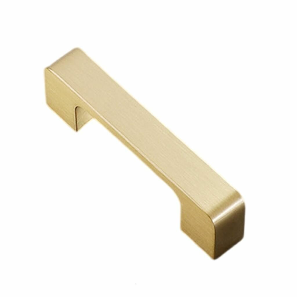 Латунные ручки для шкафов и кухонных гарнитуров, простой монтаж, 64mm