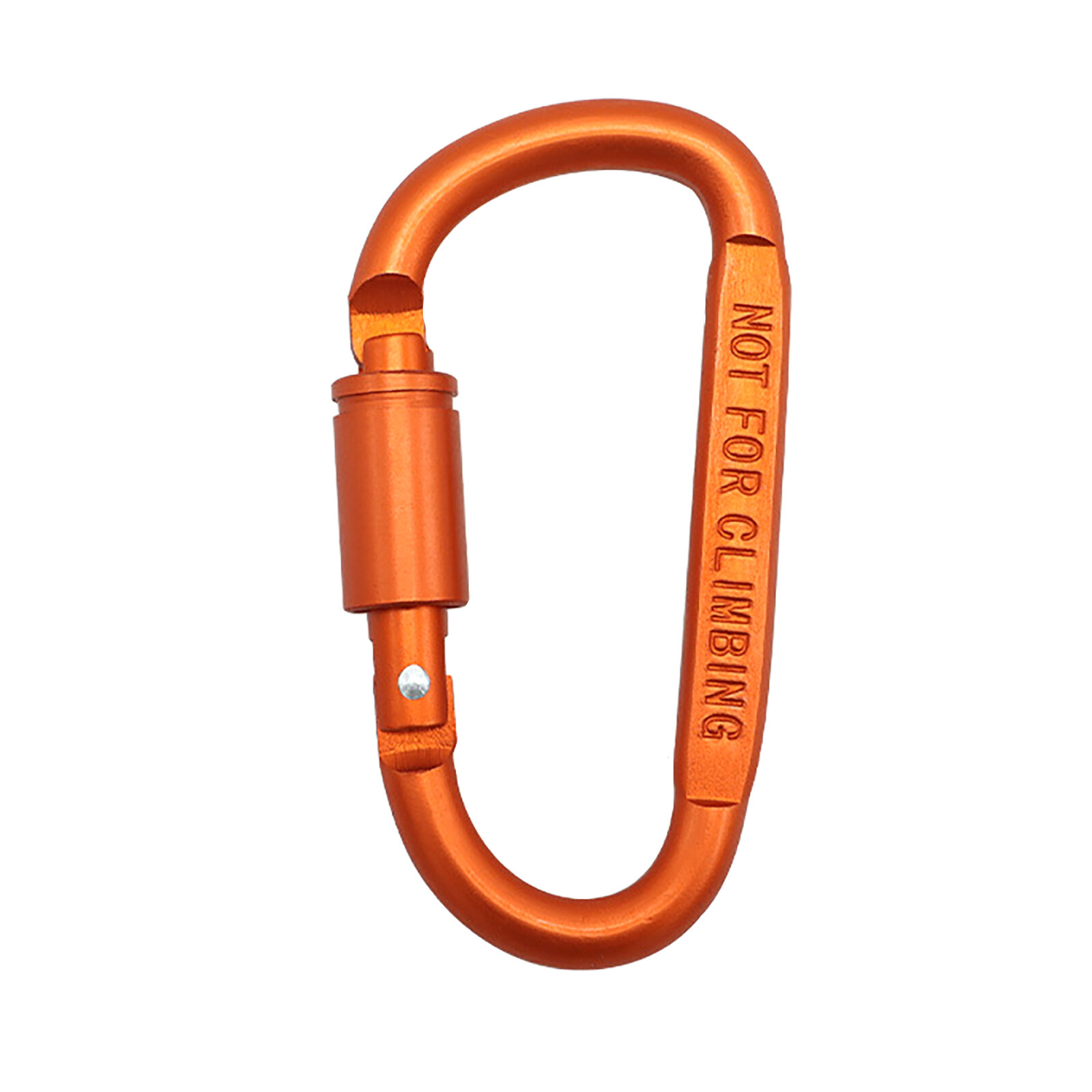 8cm D-ring карабин для альпинизма быстрого подвешивания с винтовой крышкой из цветного алюминиевого сплава, D-ring