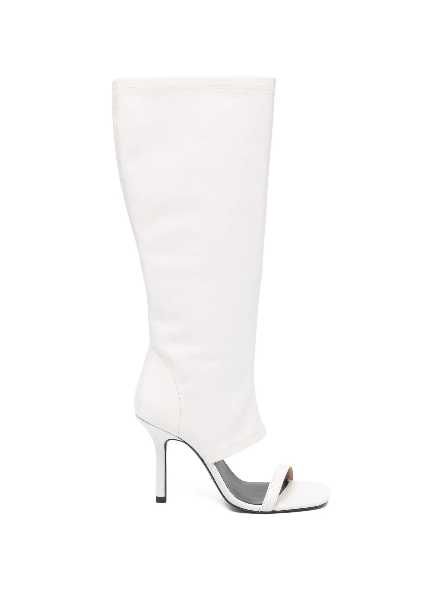 Босоножки Leather heeled sandals