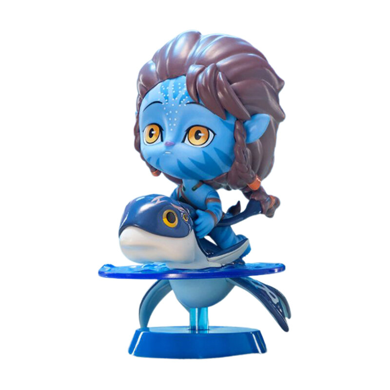 Коллекционные фигурки унисекс POP MART Avatar Mystery Box, Single Box, Confirmed-Qi Li and Yi Lu (Open), blue