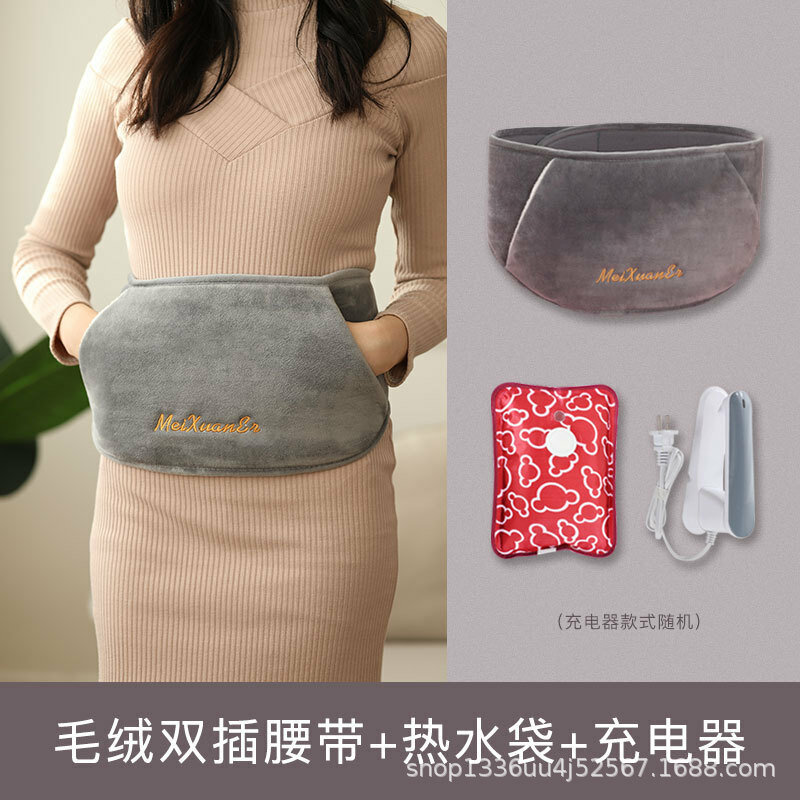 2025 Горячая бутылка с водой, перезаряжаемая, взрывобезопасная, теплая водяная сумка, национальный стандарт, мультяшный плюшевый милый грелка для рук, сумка для грелки, теплая для ребенка