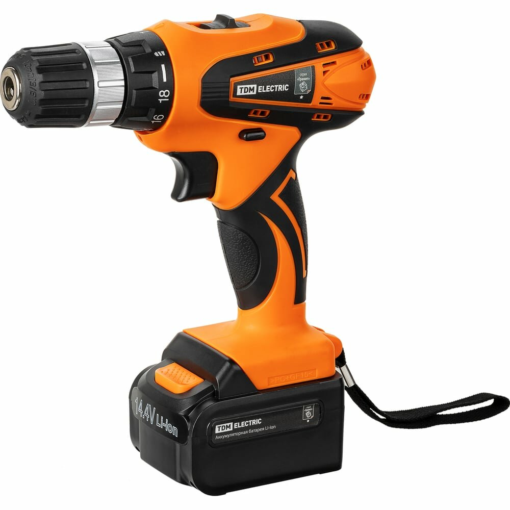 Аккумуляторная дрель-шуруповерт TDM ELECTRIC ДША-14-ЛК1 Гранит
