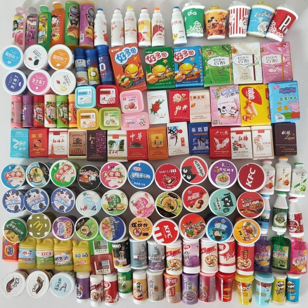 Миниатюрный магазин-игрушка: имитация продуктов, миниатюрные товары, маленький супермаркет, игра в ролевые игры,