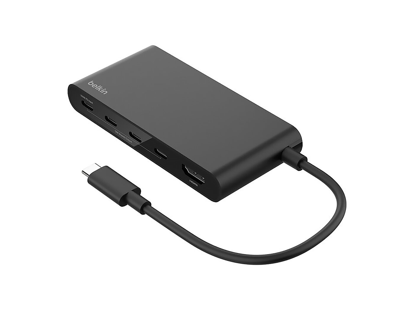 Док-станция/ Хаб Belkin USB-C 5-in-1 With 4K-60Hz HDMI 100W With PD Display Hub. черный AVC021hqBK AVC021hqBK