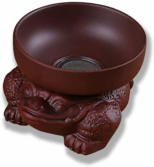 Стойка для утечки чая ручной работы, Чайник с фиолетовой китайской жабой Исин, Керамическое ситечко для чая Zisha Gongfu, Аксессуары для чайных сервизов