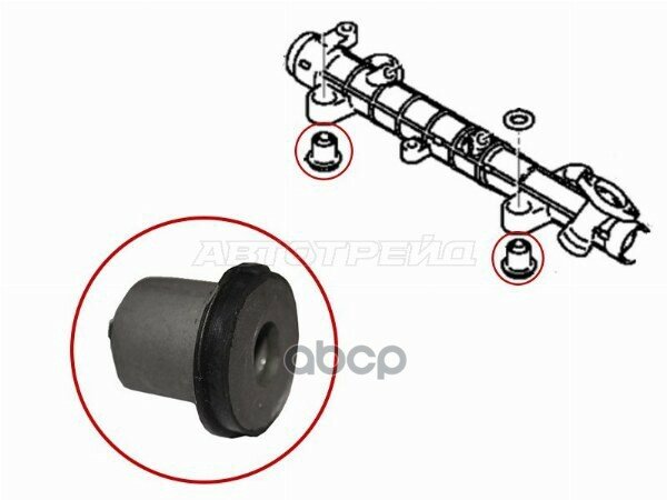 Сайлентблок рулевой рейки Mitsubishi Eclipse 05-11 / Endeavor 03-11 Sat арт. ST-MN101259B