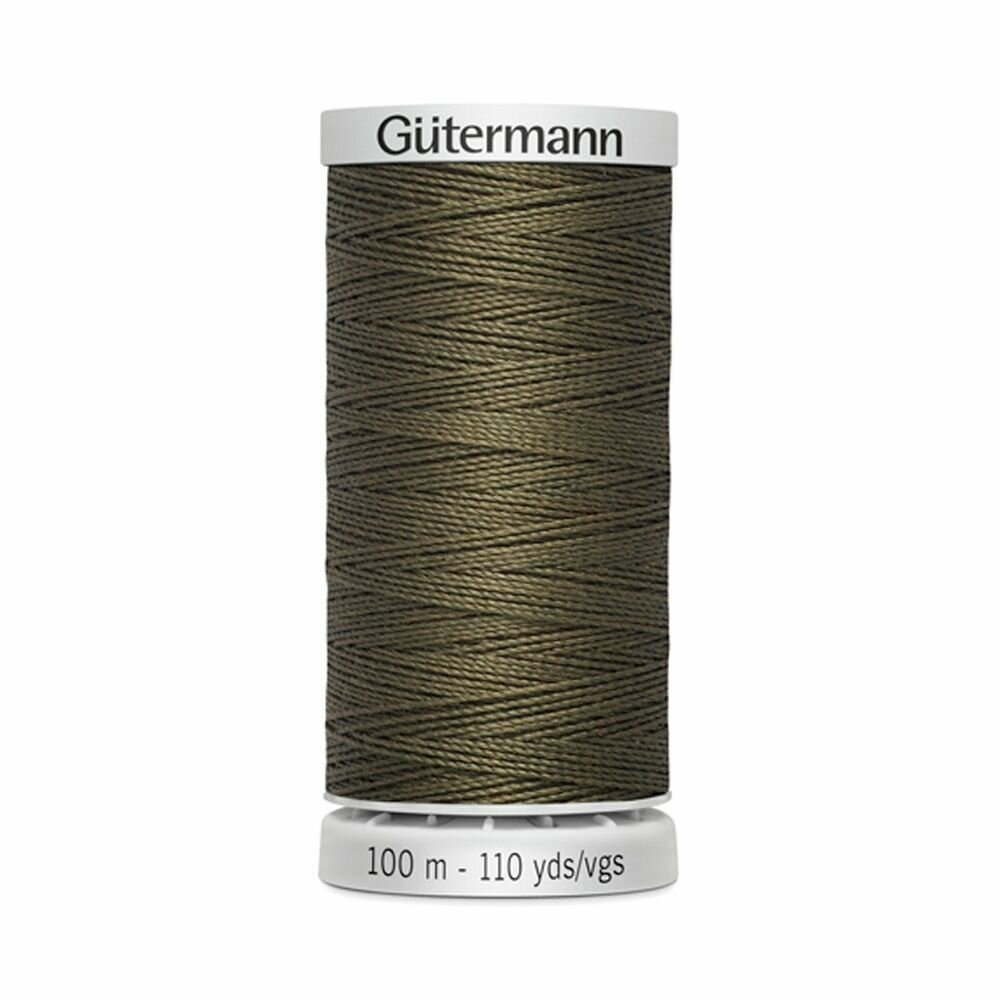 Швейные нитки Gutermann 40/100 м суперкрепкая, 100% полиэстер, цвет 676 хаки, 5 шт (5)