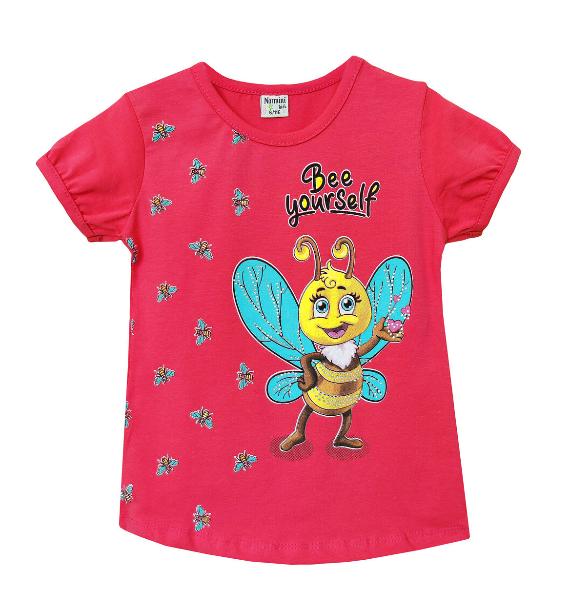 Футболка  Футболка с принтом для девочек