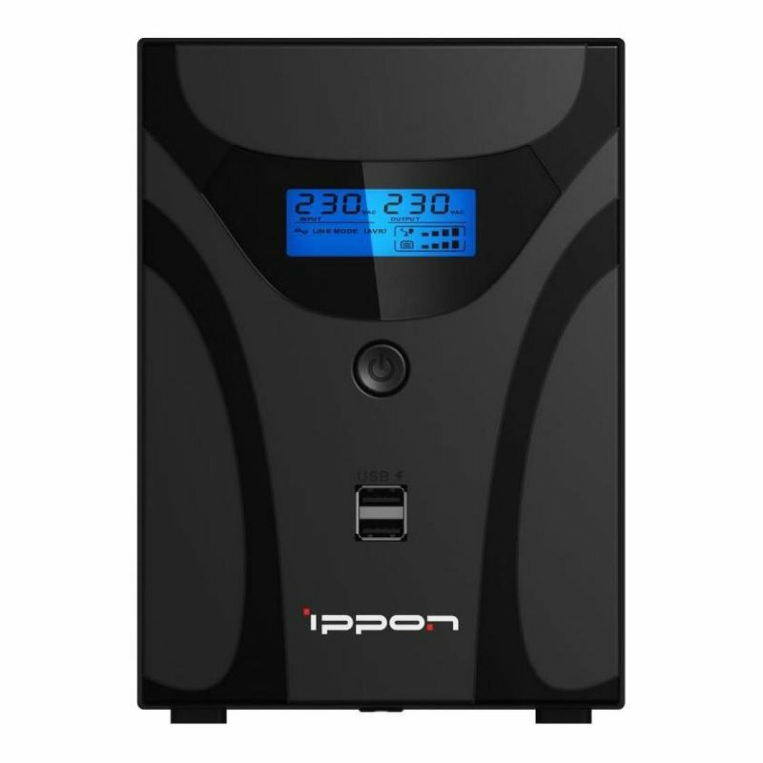 Источник бесперебойного питания Ippon 1005590 Smart Power Pro II 2200 1200Вт 2200ВА черный