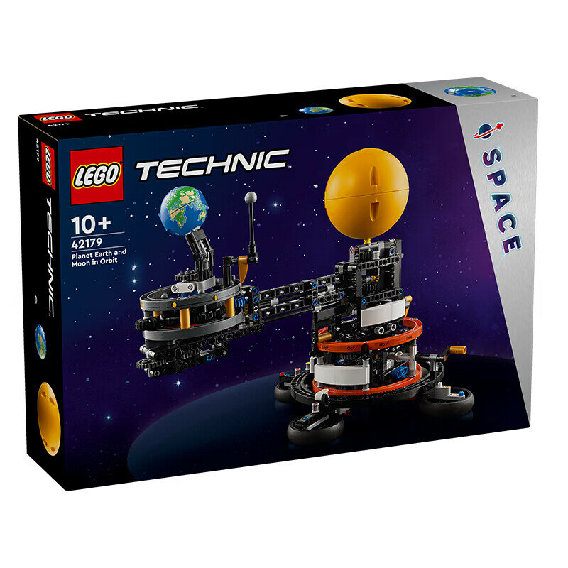 LEGO Technic Series 42179, Earth And Moon Orbit Rotating Model, Boys' Toy, Birthday Gift