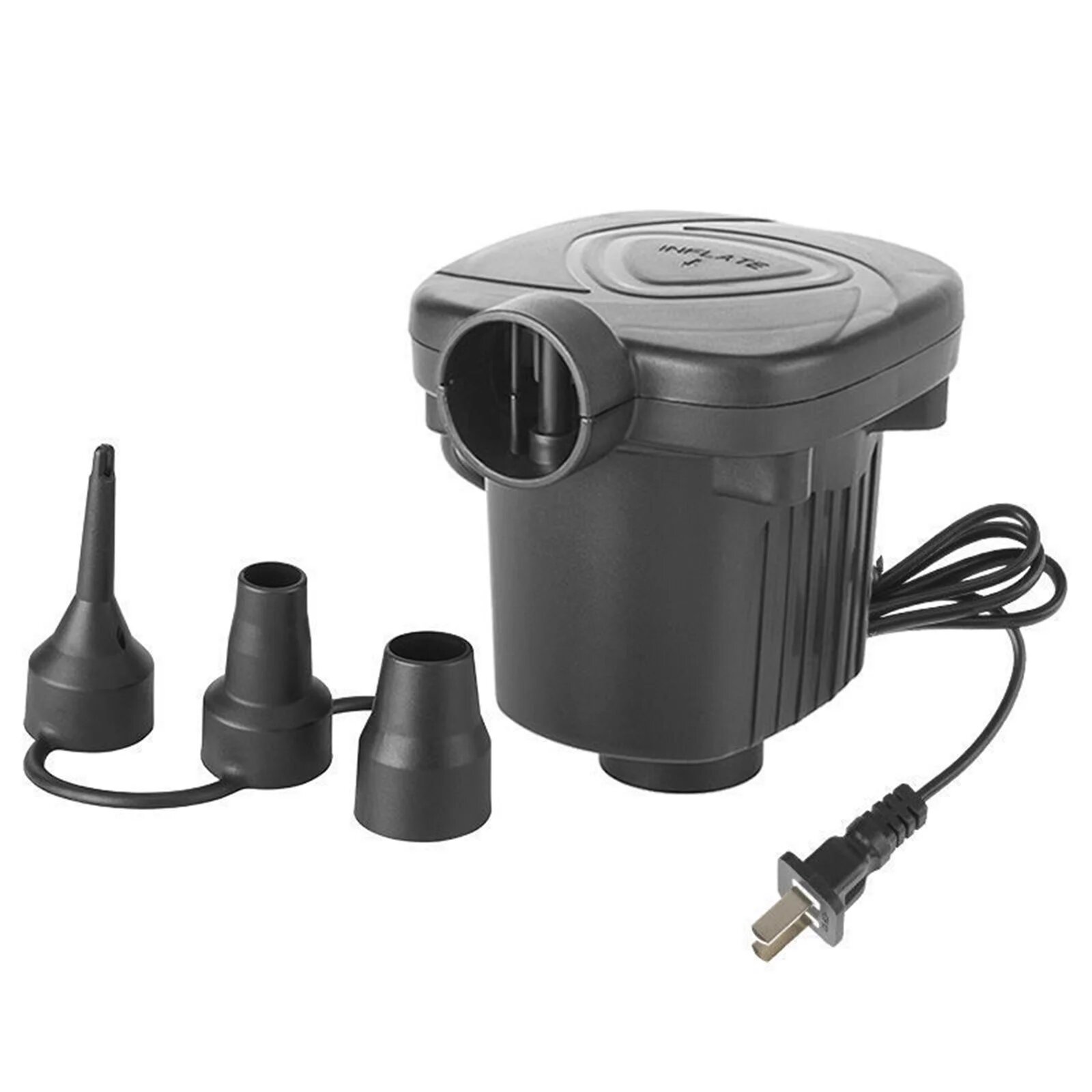 Воздушный насос для домашнего использования, портативный электрический насос для надувного матраса с быстрой заправкой, портативный насос для надувного матраса, подходит для вечеринок, офисов и домов, подходит для надувных бассейнов, надувных кроватей