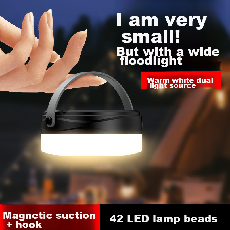 Guangming Dajiang Camping Light, High-Intensity Tent Light, Outdoor Ultra-Bright Camping Emergency Equipment, Hanging Light, Power Outage LED Rechargeable Lighting 7106