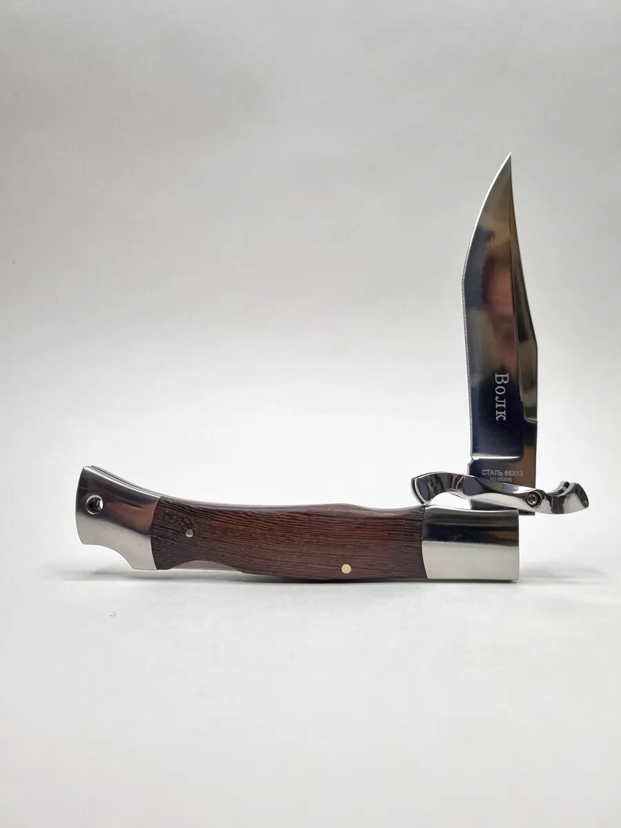 Нож складной Финка Волк, Сталь 65х13