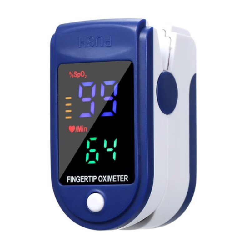 Пульсоксиметр на палец / ReatLi / Fingertip Pulse Oximeter LK87 / 2 в 1 оксиметр и пульсоксиметр