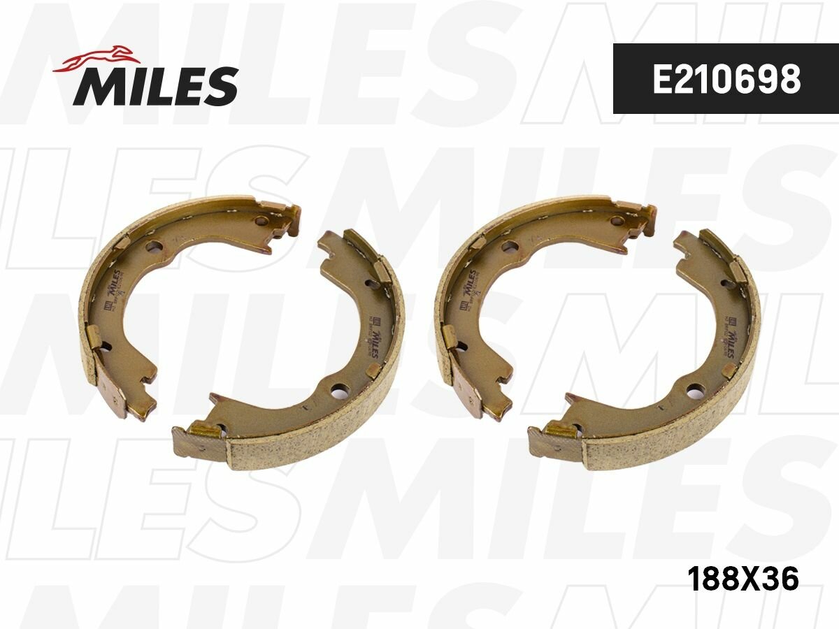 MILES Колодки стояночного тормозаCHEVROLET CAPTIVA/OPEL ANTARA 2.0D/2.4/3.2 07-