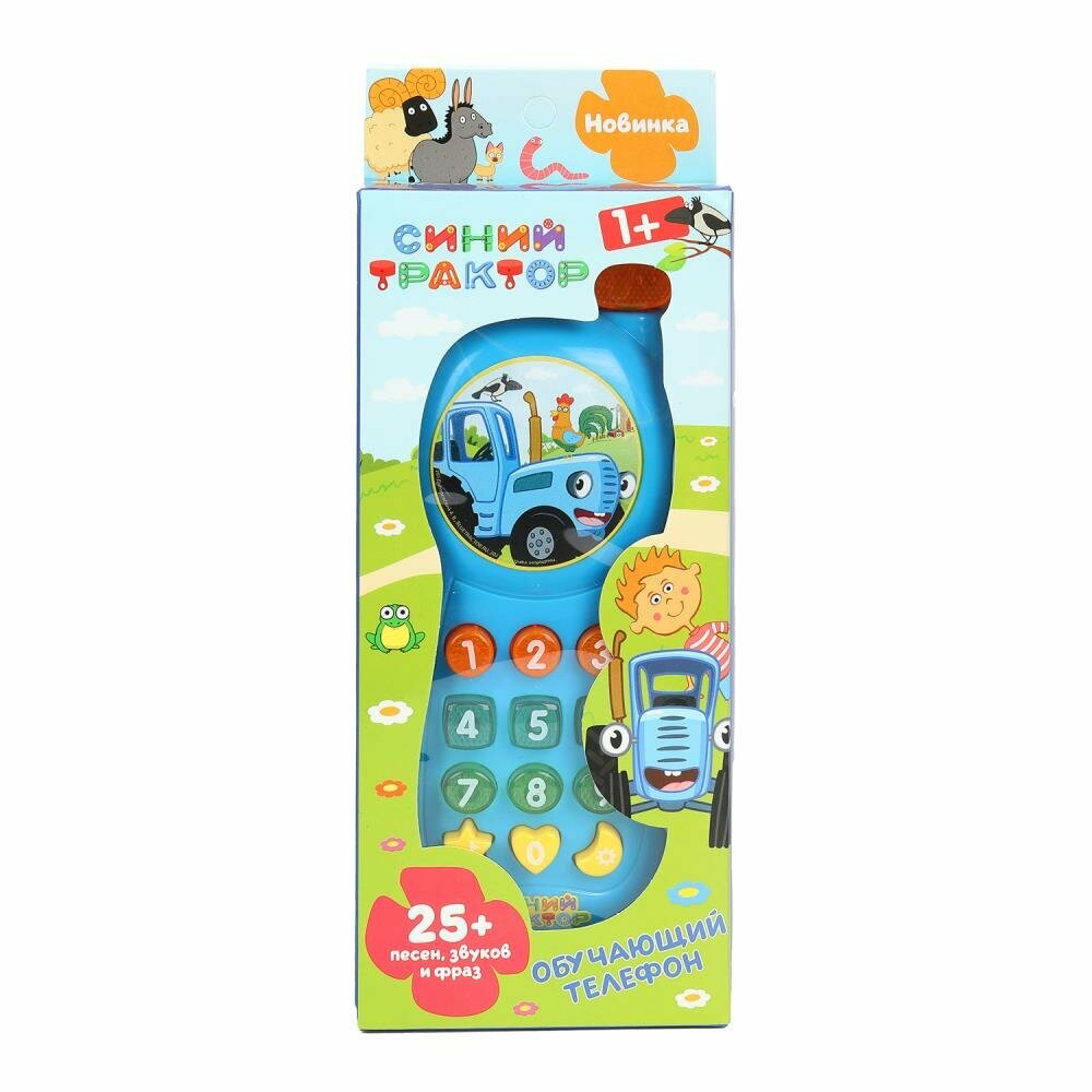 Обучающий телефон "Синий Трактор" 30 песен, фраз, стихов, звуков УМка ZY576778-R3 (216)
