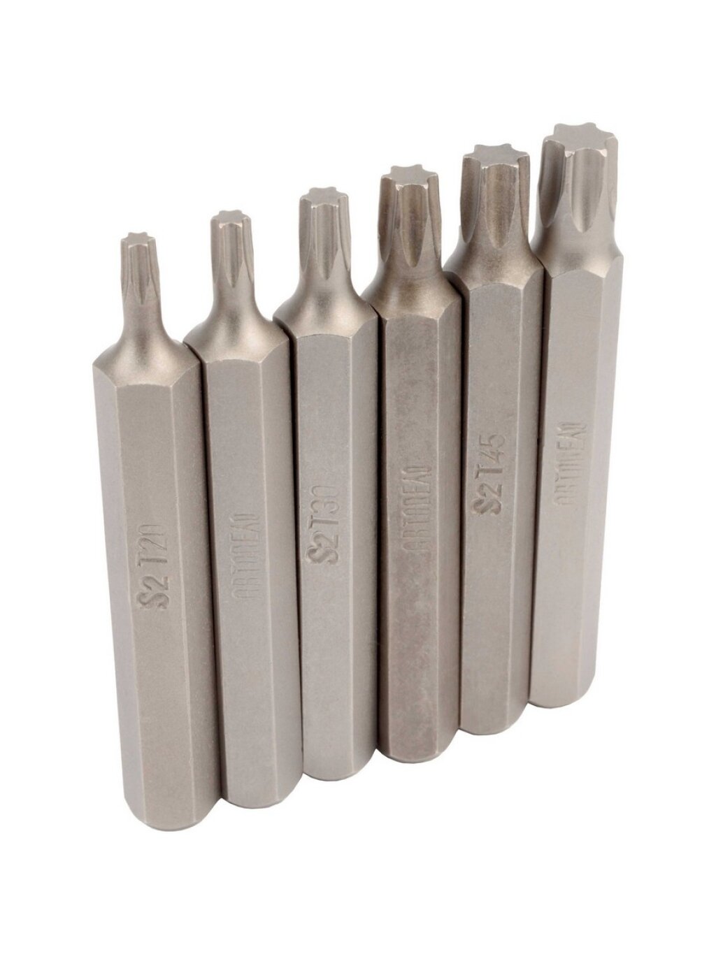 Набор бит ( 6 предметов) "АвтоDело" (Torx, 75мм, блистер )