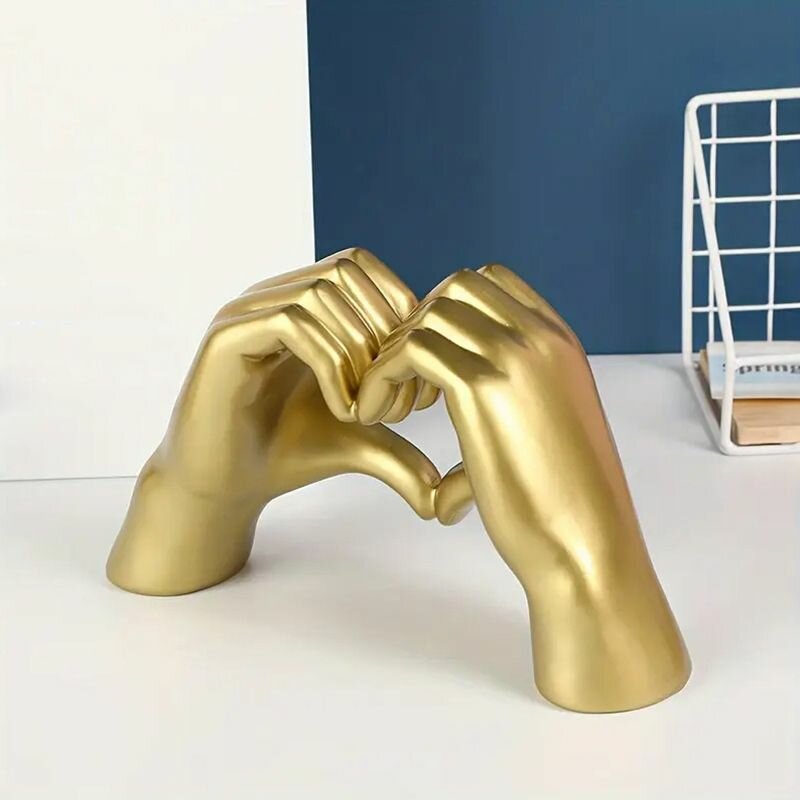 Статуэтка для интерьера и декора, Руки в форме сердца, Украшение для дома Орнамент из смолы