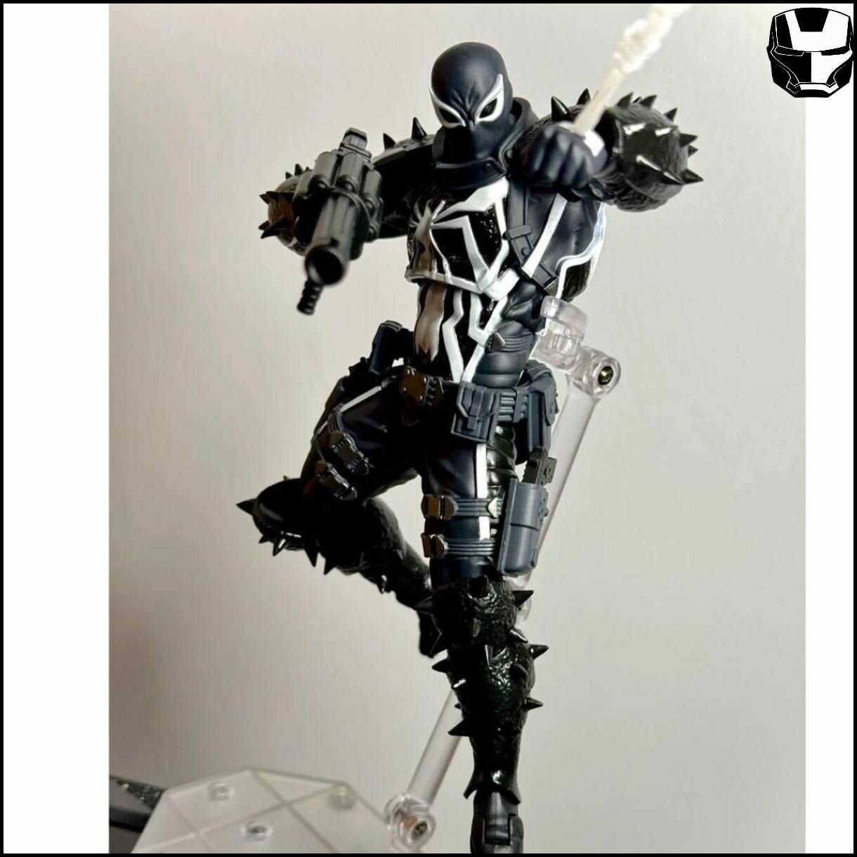 Агент Веном Фигурка, Agent Venom подвижные фигурки,18 см, KAIYODO