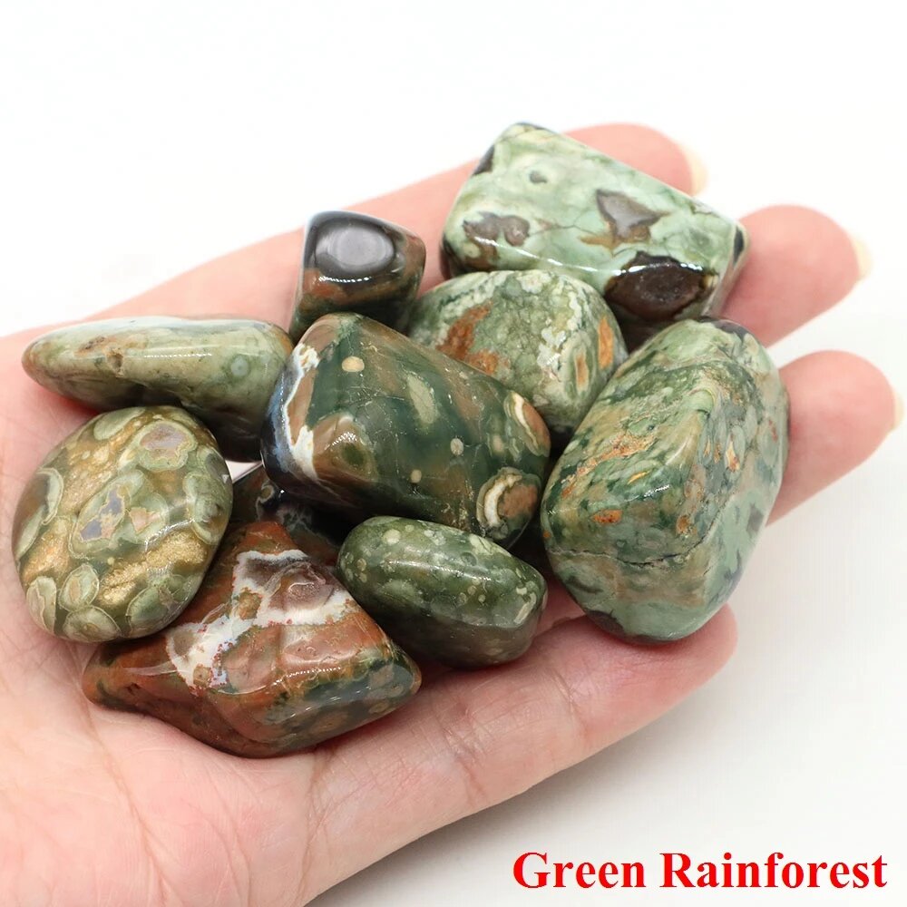 Натуральные кристаллы цитрина и кварца для аквариума 1 PC, Green Rainforest