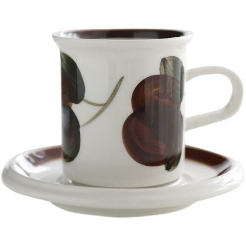 Белая керамика ретро - скандинавские кофейные чашки латте стеклянные путешествия современные эспрессо чашки и ароматизаторы керамические напитки