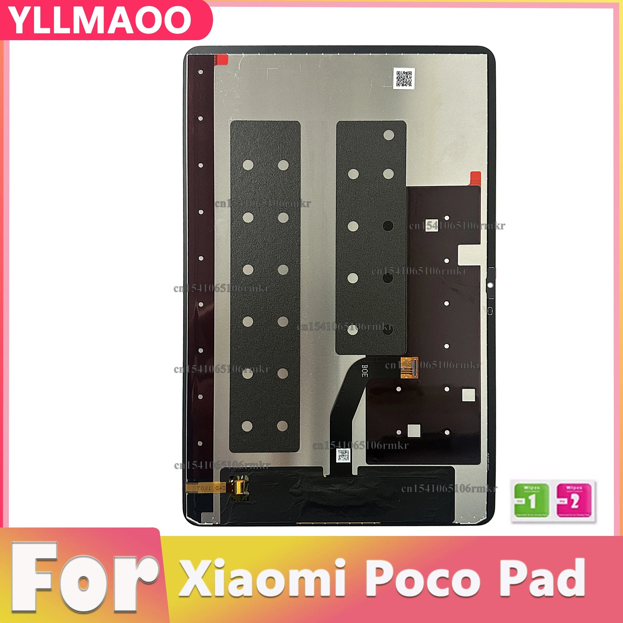 Планшетный ЖК-дисплей YLLMAOO для Xiaomi Poco Pad 5G Orig Black