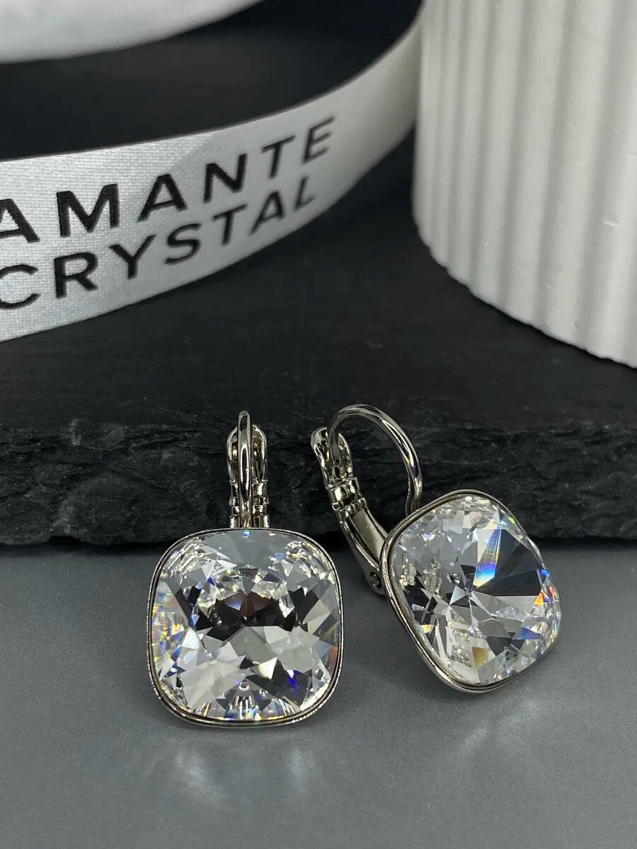 Серьги, кристаллы Swarovski