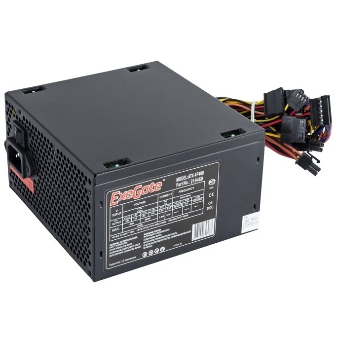 Блок питания компьютера ExeGate XP400 EX219459RUS