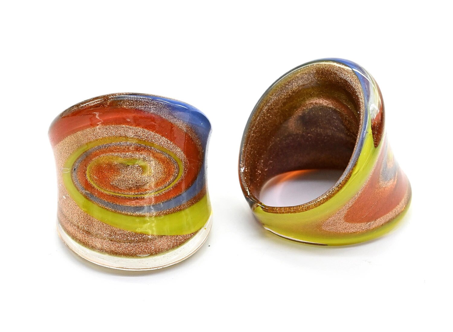 Кольцо, муранское стекло