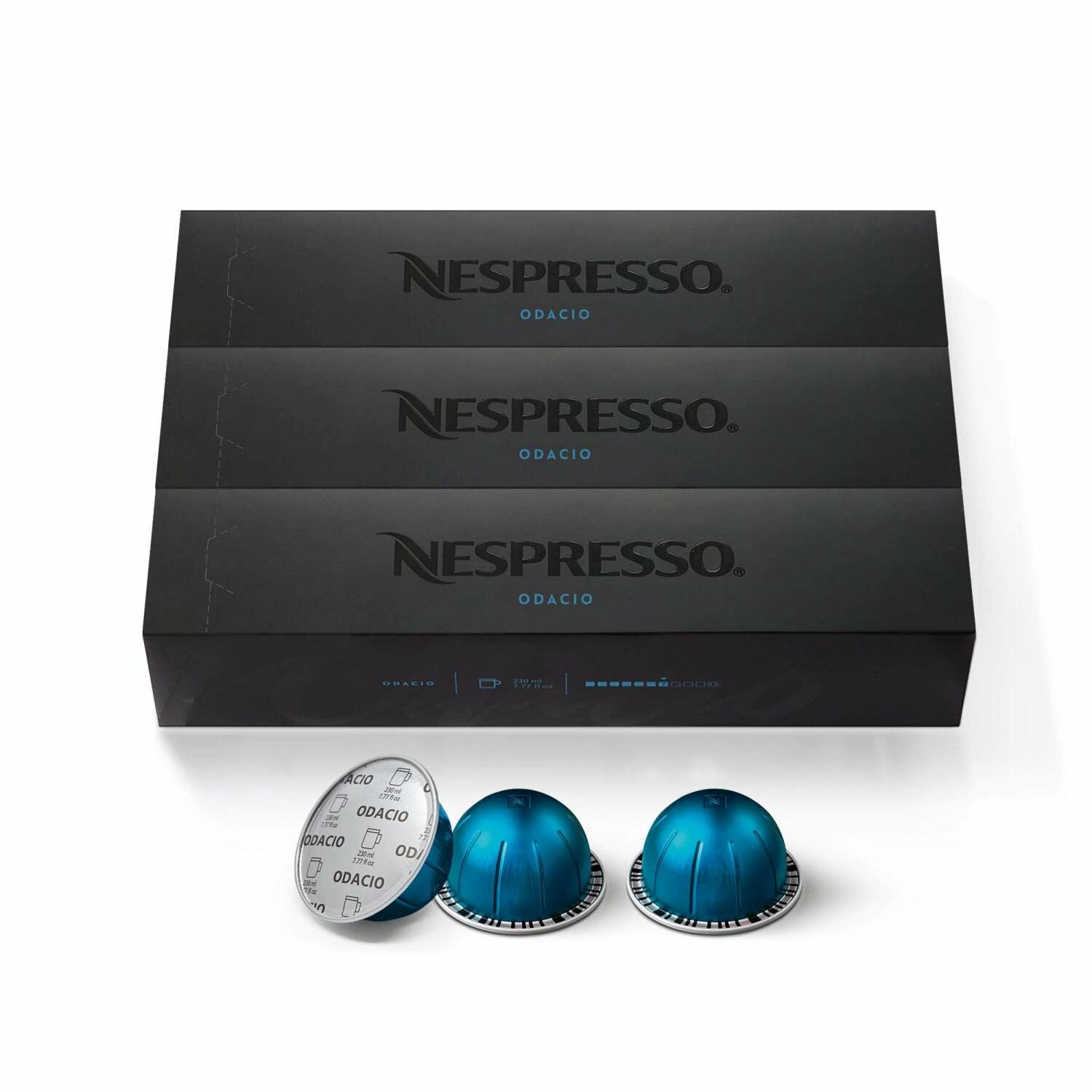 Кофе-капсулы Nespresso Vertuo Odacio, 10 шт. в 1 уп, интенсивность 4 из 13, 230 мл