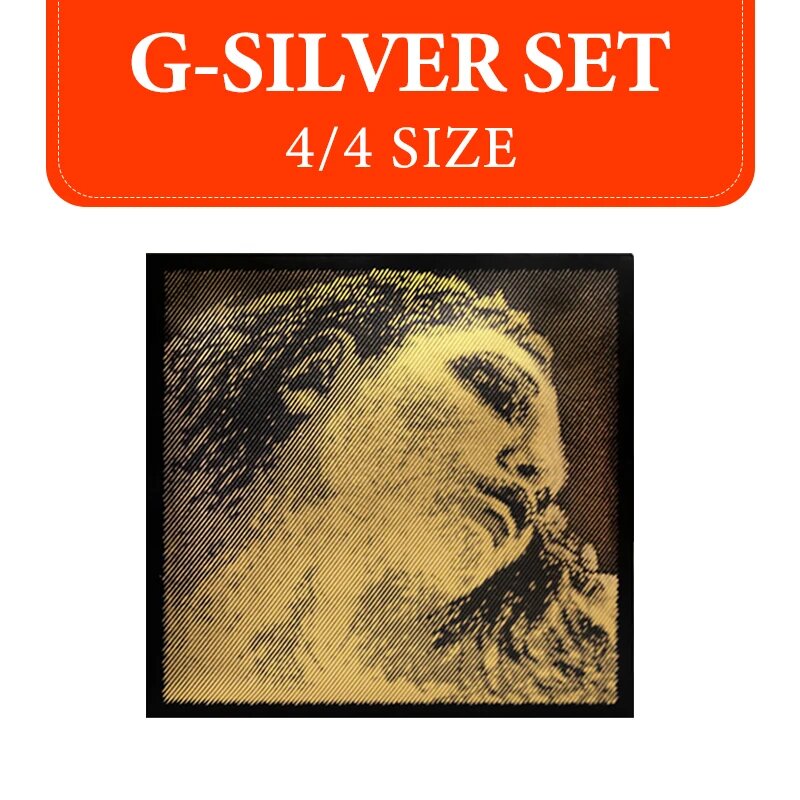 PIRASTRO EVAH PIRAZZI GOLD струны для скрипки 4/4 синтетический сердечник средний G-silver 4-4 Size