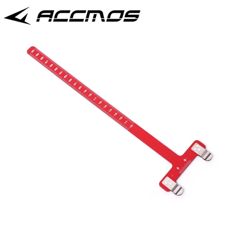 Линейка для стрельбы из лука Accos красного цвета