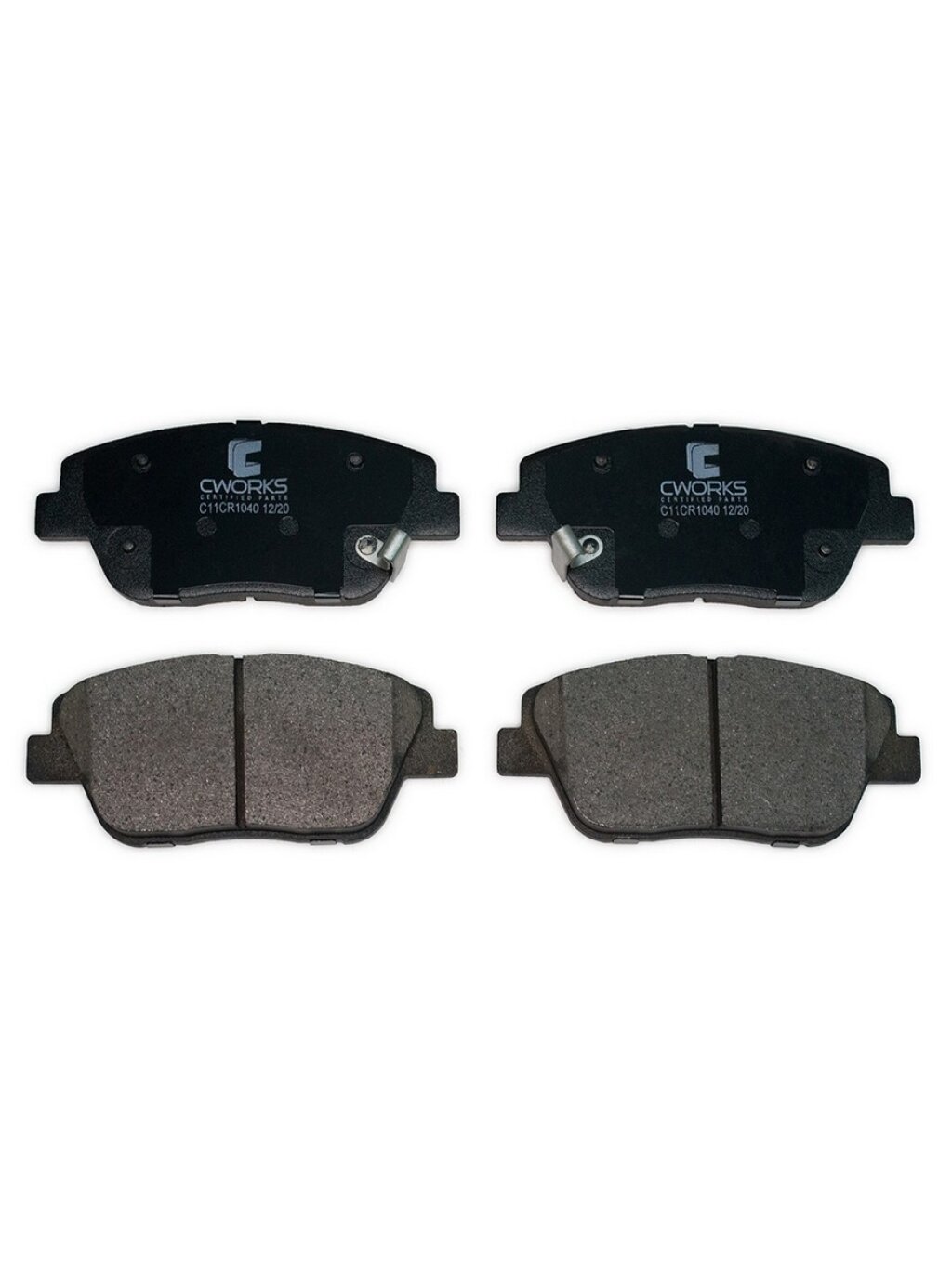 Колодки тормозные дисковые передние (Low Metallic) CWORKS C11CR1040